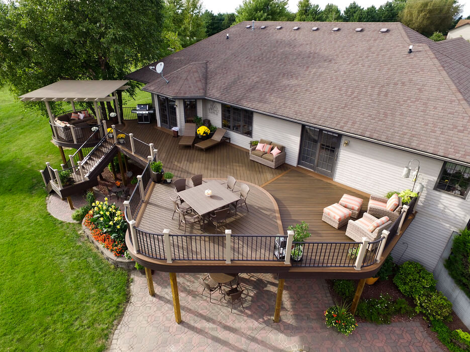 Archadeck Transforms Backyard with Multi-Level Outdoor Living Space ...