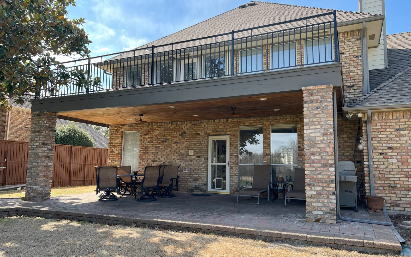 A balcony deck with a rainscape drainage system provides even more ...