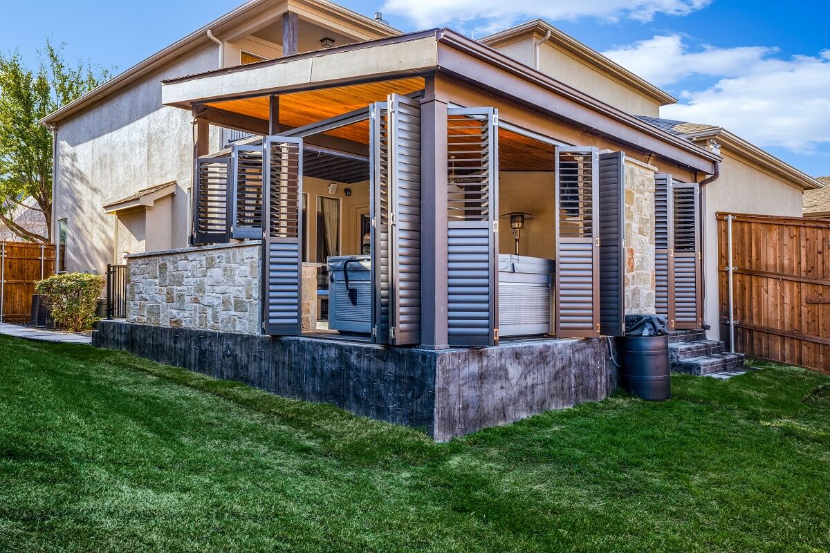 Irving TX Custom Covered Patio Builders.