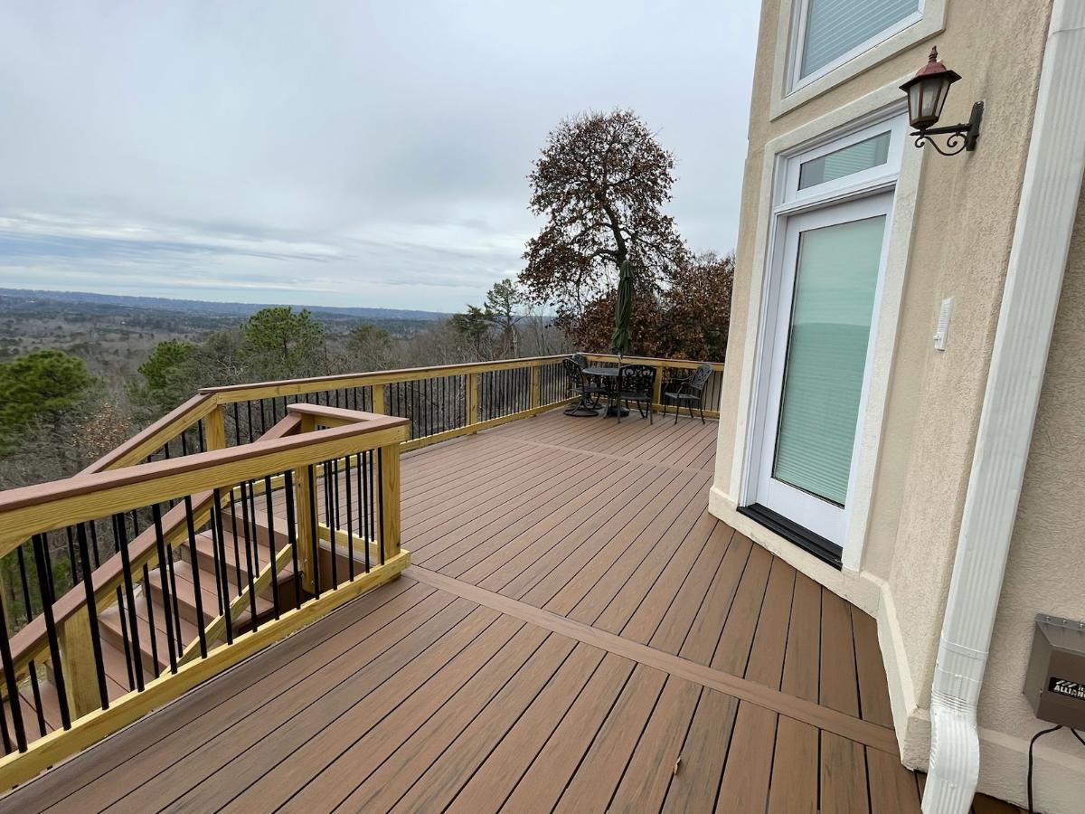 An expansive deck upgrade in the Highland Park neighborhood.