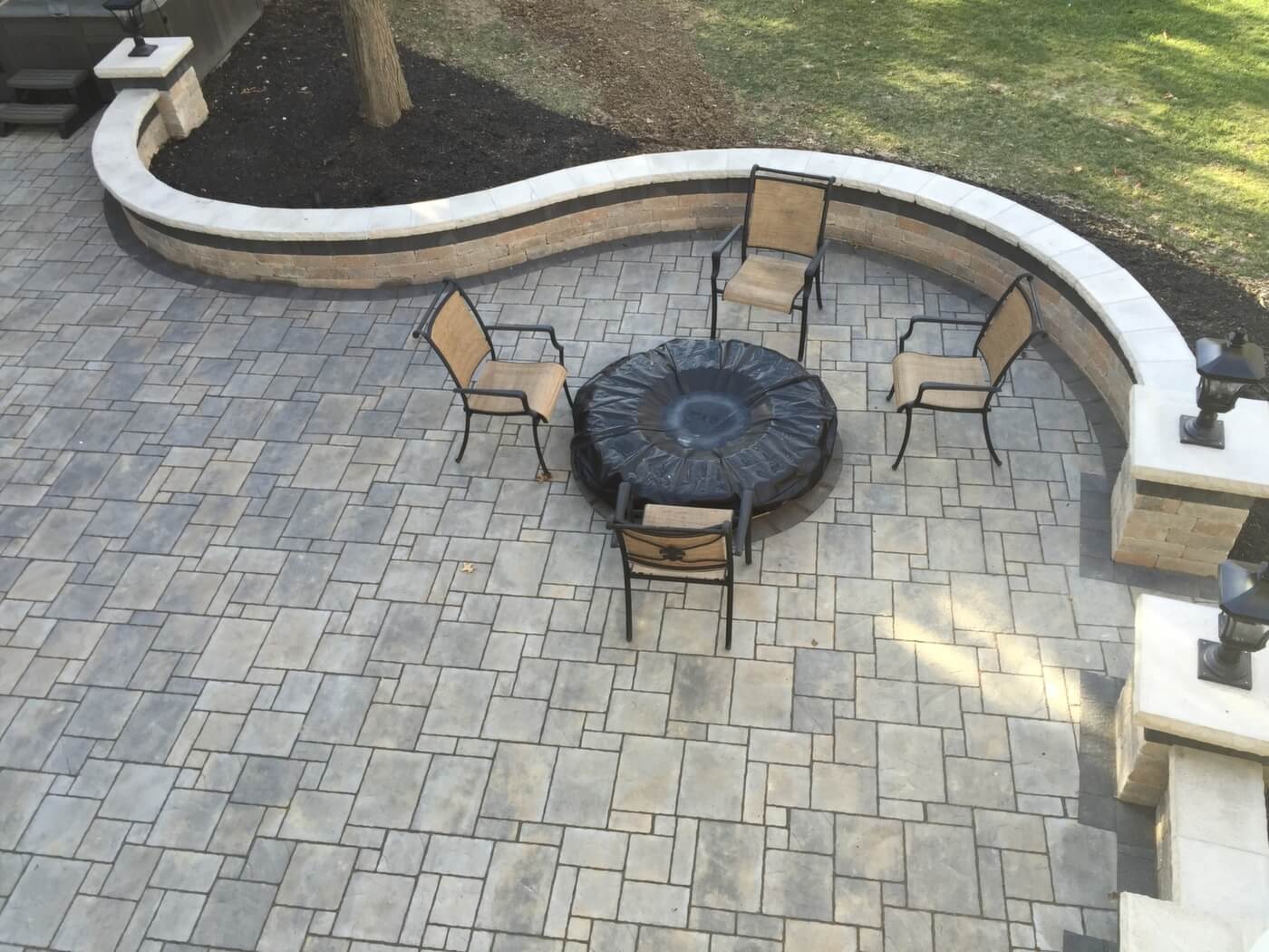 Columbus patios and paver hardscapes