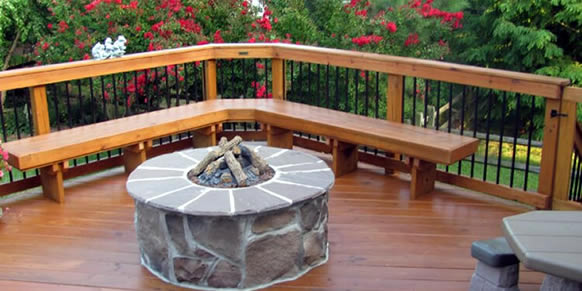 Fire Pits For Wooden Decks Can I Put A Fire Pit On A Wood Deck? The
