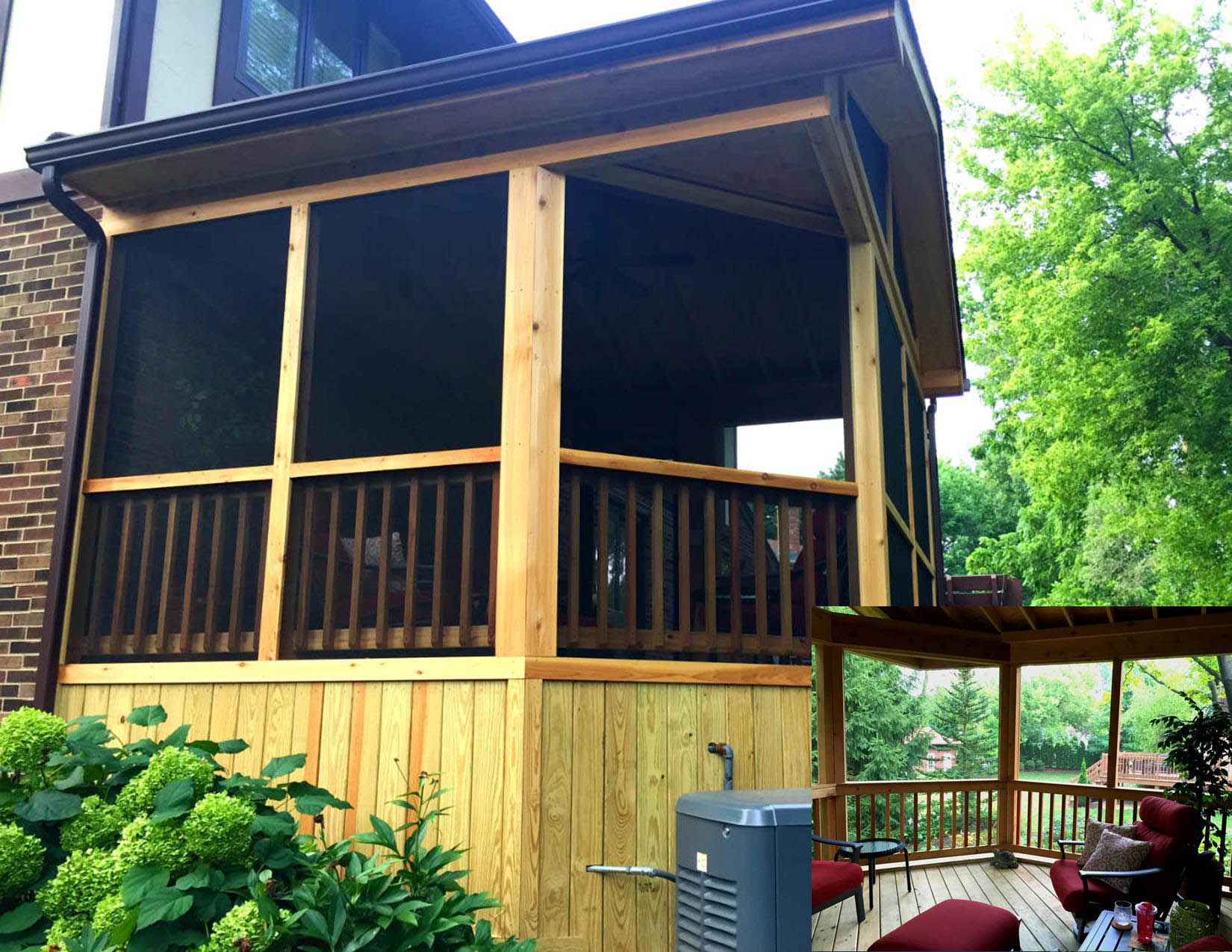 Screened and Open Porches