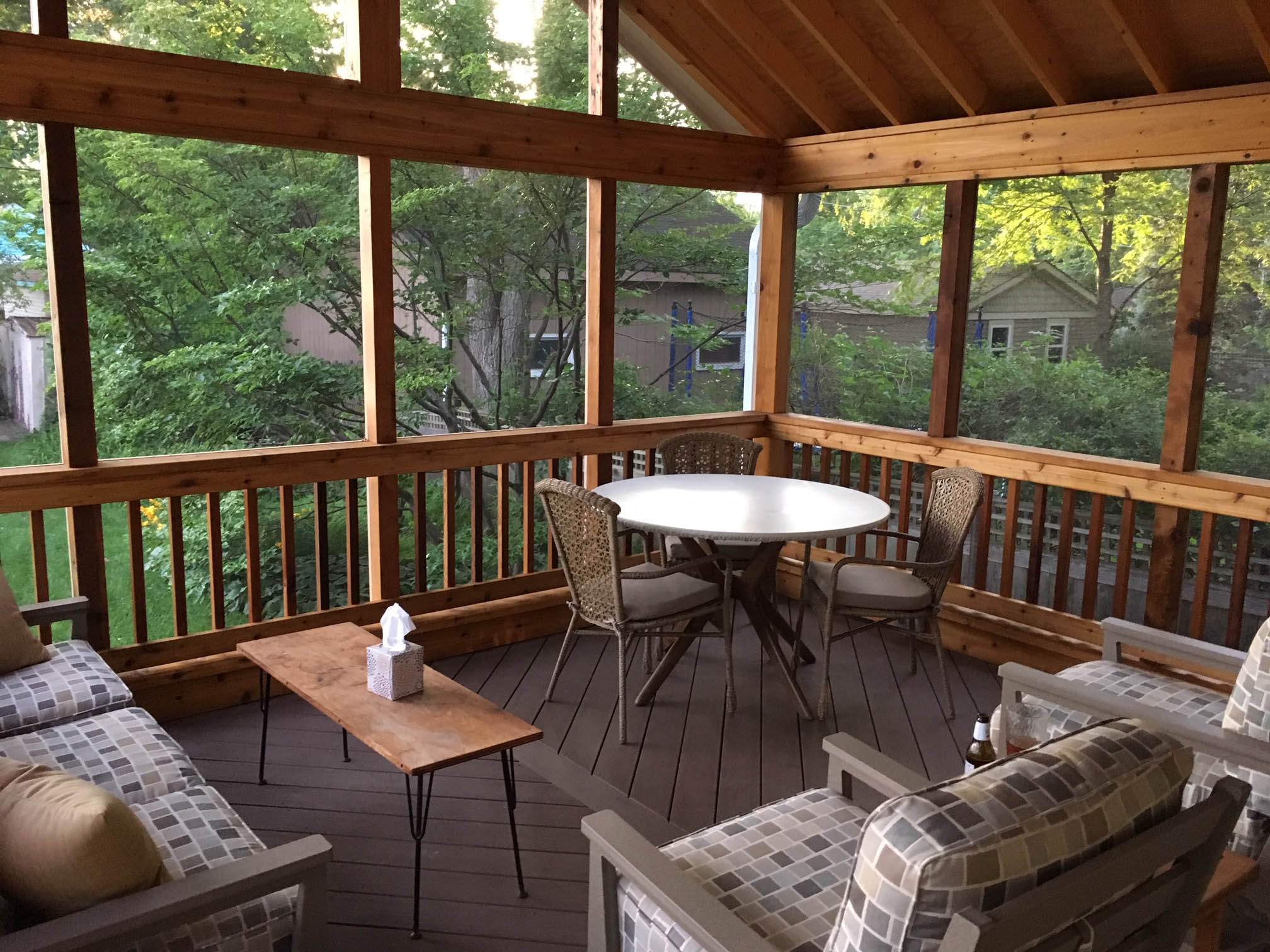 Screened and Open Porches