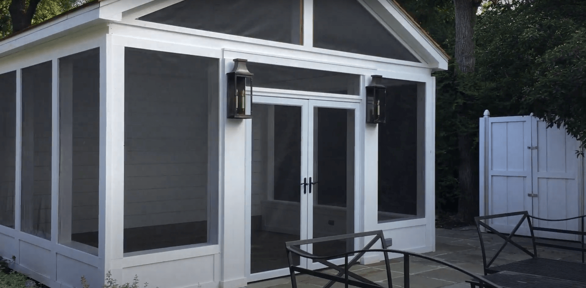 Unique Pool House Screened Porch by Winnketka, IL Screened Porch ...