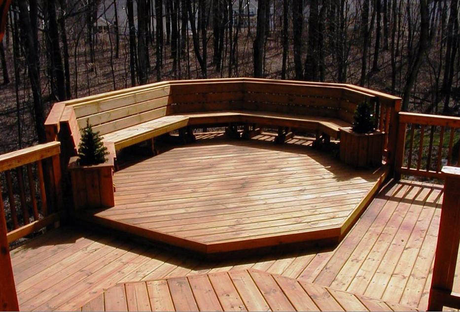 Natural Wood Decks