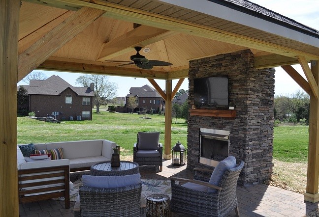 Escape The Heat And Have It Made In The Shade With An Archadeck Porch!