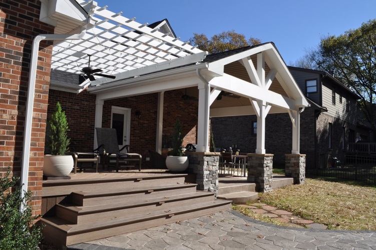 Get your outdoor living space started now for the spring.